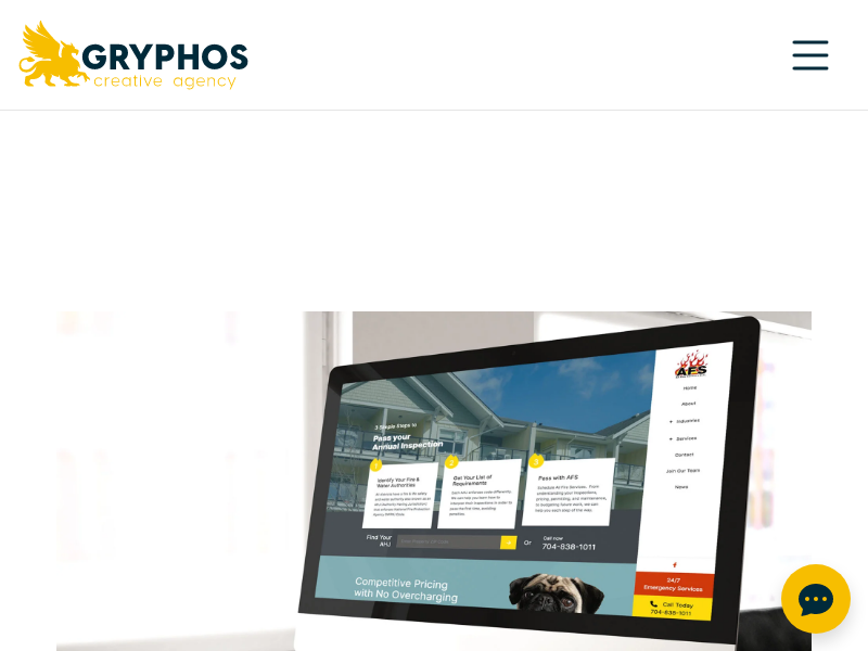 Gryphos Creative • Our Creative Work- All Fire Services Website