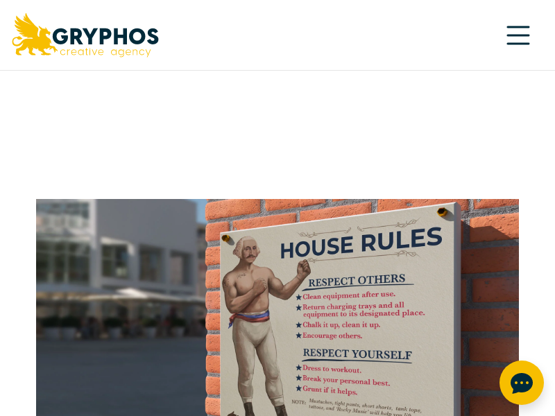 Gryphos Creative • Our Creative Work- 1776 Fitness Group Collateral